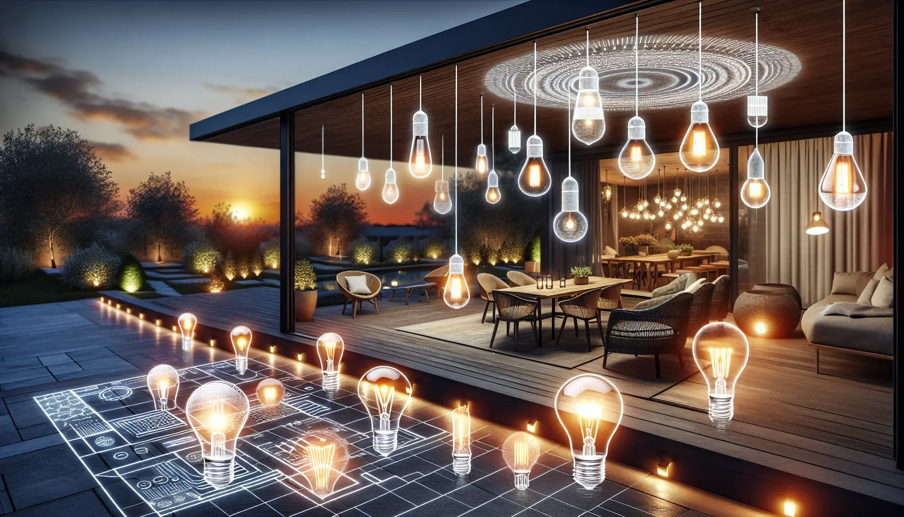 Guide complet pour un éclairage LED de terrasse : économies, durabilit