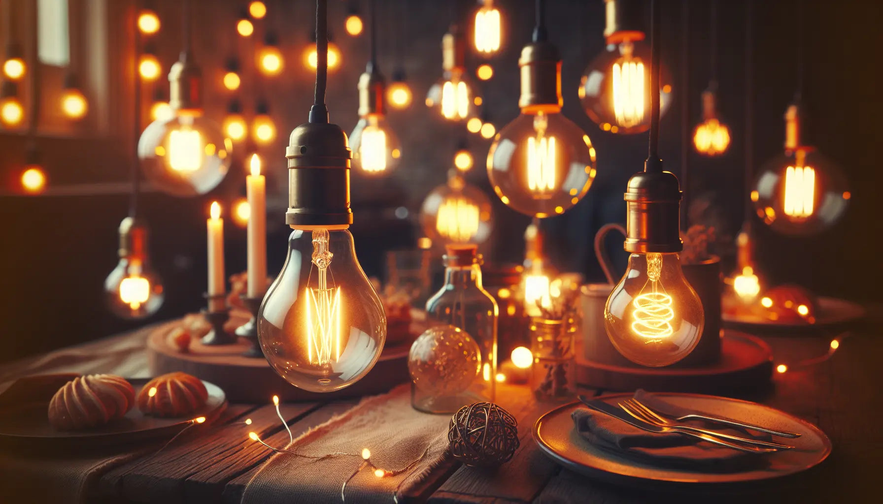 Ampoules à incandescence : charme rétro, lumière chaude et alternative
